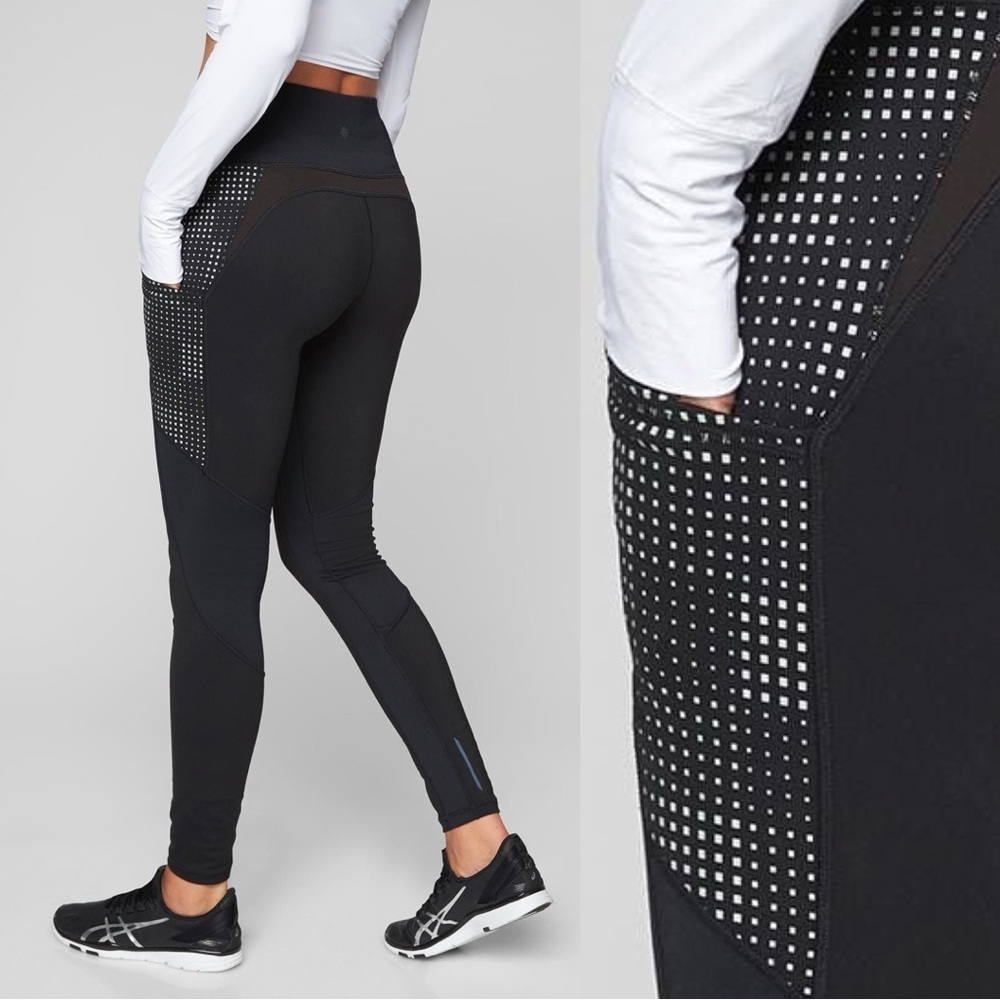Athleta Radiant Grid High Traverse Tight Leggings - Gem